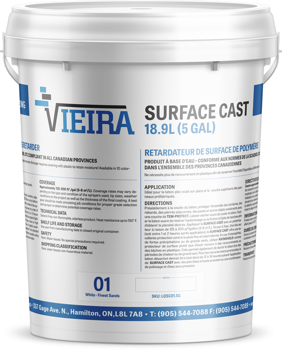 Vieira Surface Cast | Vieira Concrete Supplies